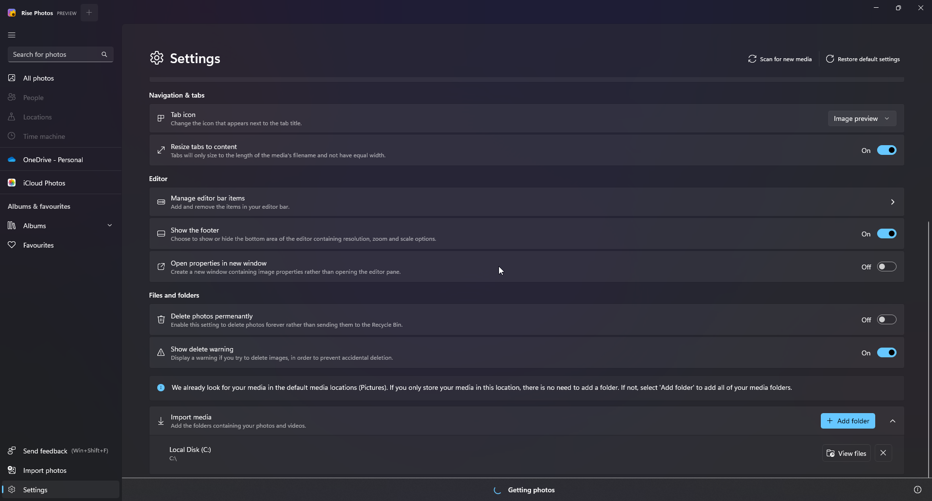 Stuck On Indexing · Issue #7 · Rise-Software/Rise-Photos · GitHub