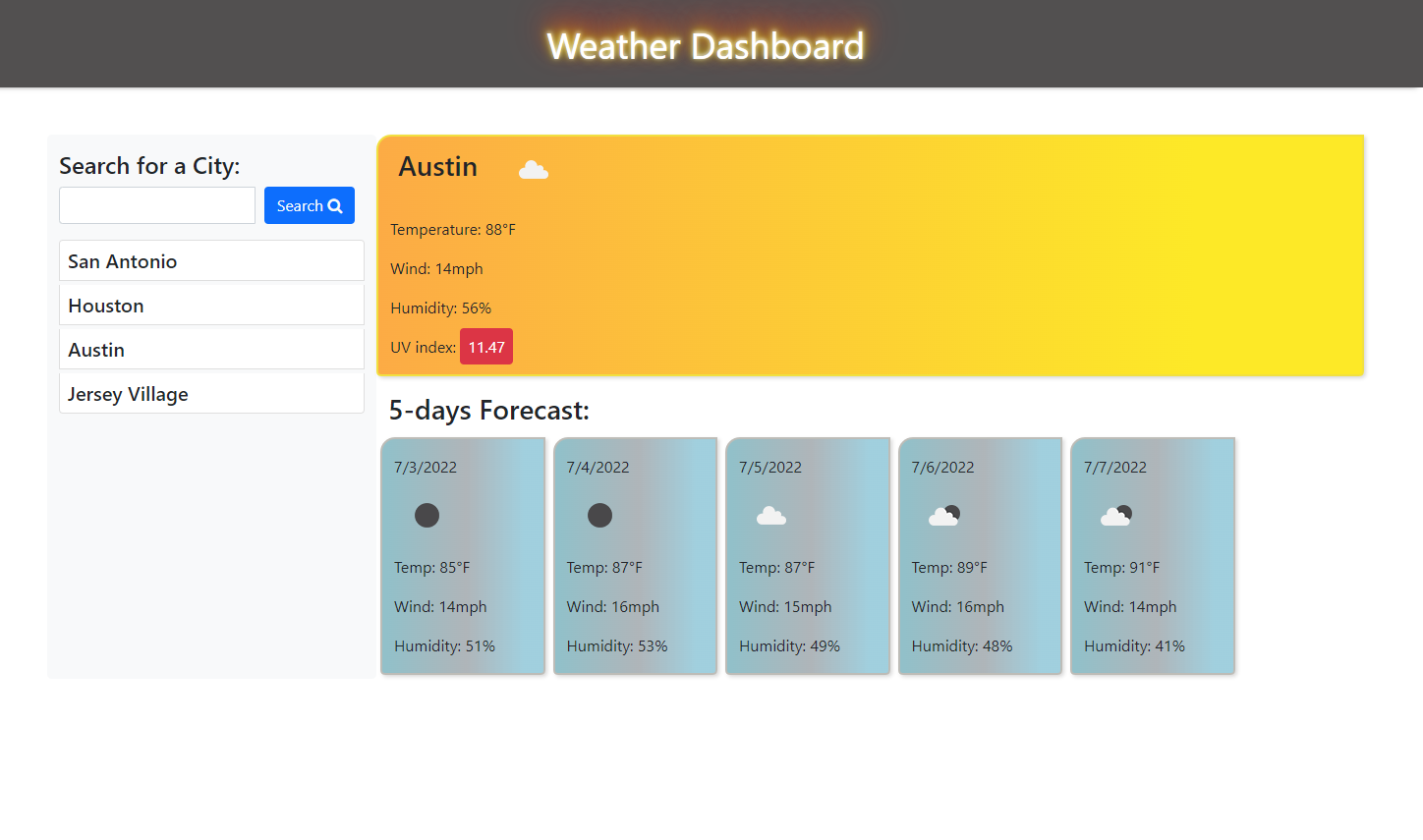 GitHub - channchealysek/cs-js-weather: Project fecthes data from server ...