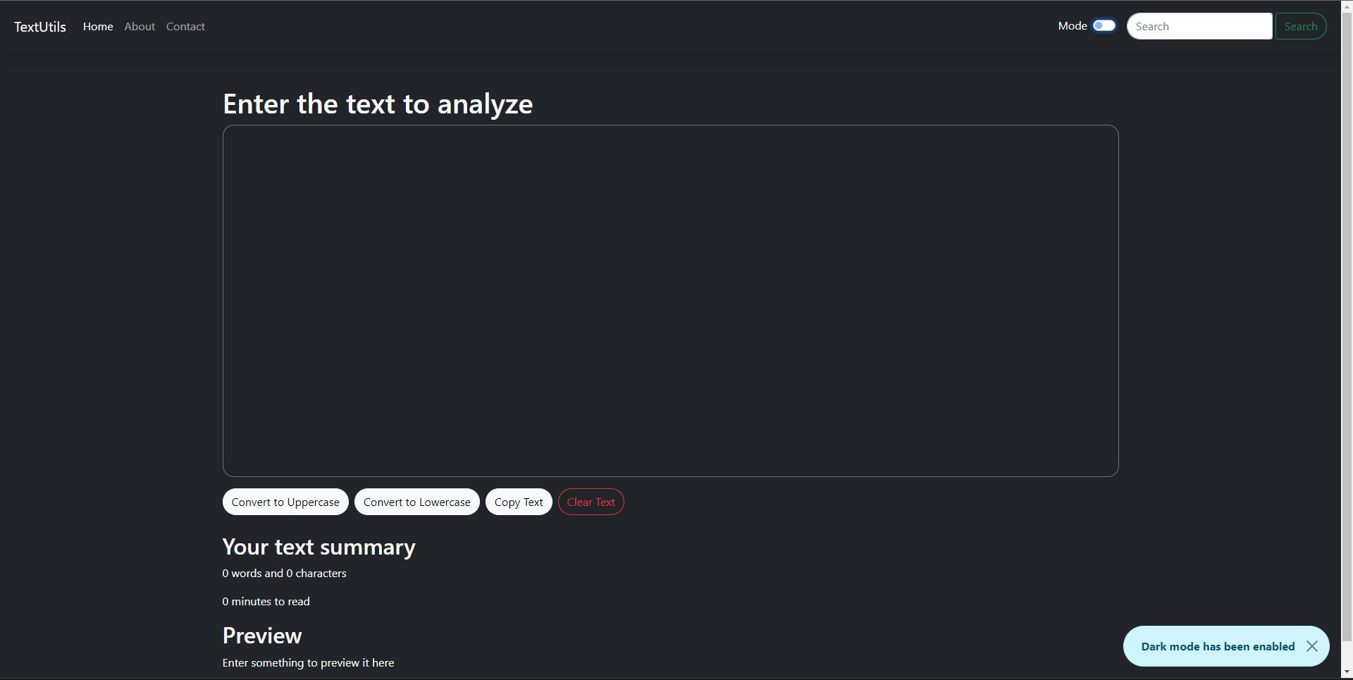 GitHub - sohamw03/ReactTextutils: Text utility website created with ...