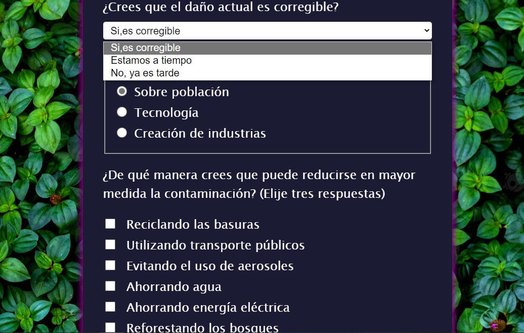 GitHub - rocioevelyn/Freecodecamp-Formulario: Formulario encuesta ambiental