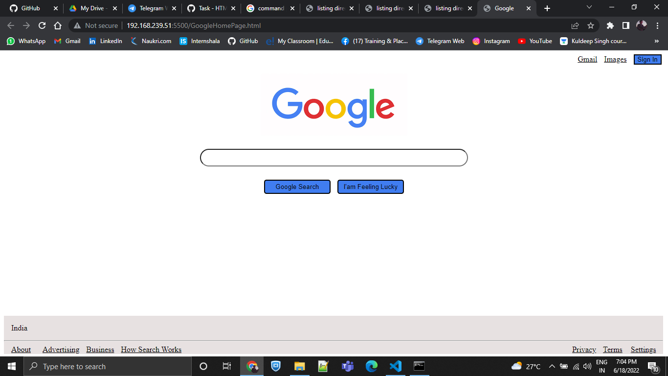 Task - HTML & CSS - Google Search Page Clone · akash-coded mern · Discussion #47 · GitHub