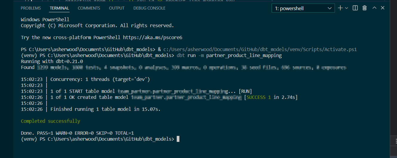 Color missing on Tasks - dbt terminal · Issue #107 · AltimateAI/vscode-dbt-power-user · GitHub