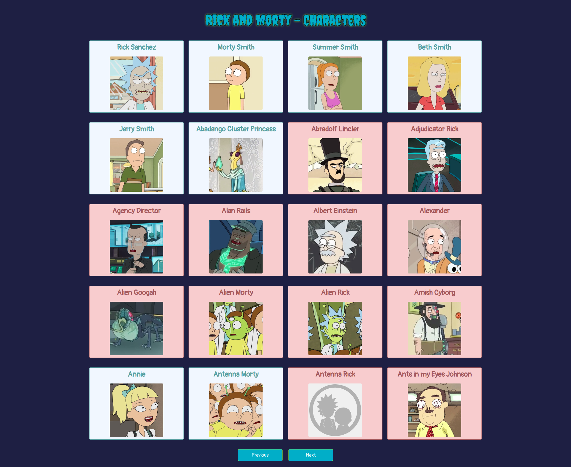 GitHub - matheusfelipetp/rick-and-morty