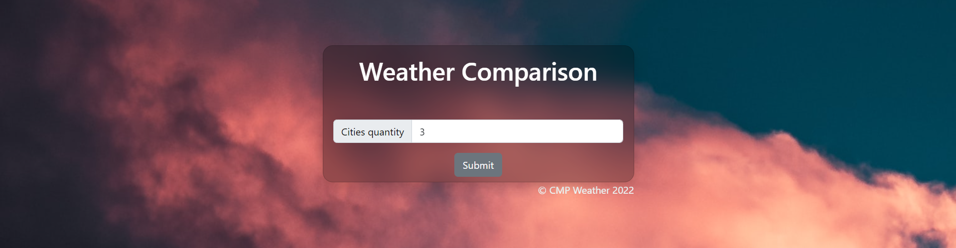GitHub - leonardoacr/weather-comparison: This website compare the ...