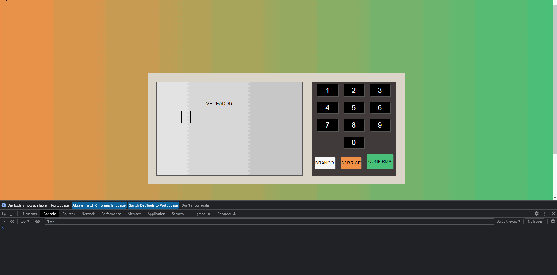 GitHub - Jaisonrs/Urna-Eletronica