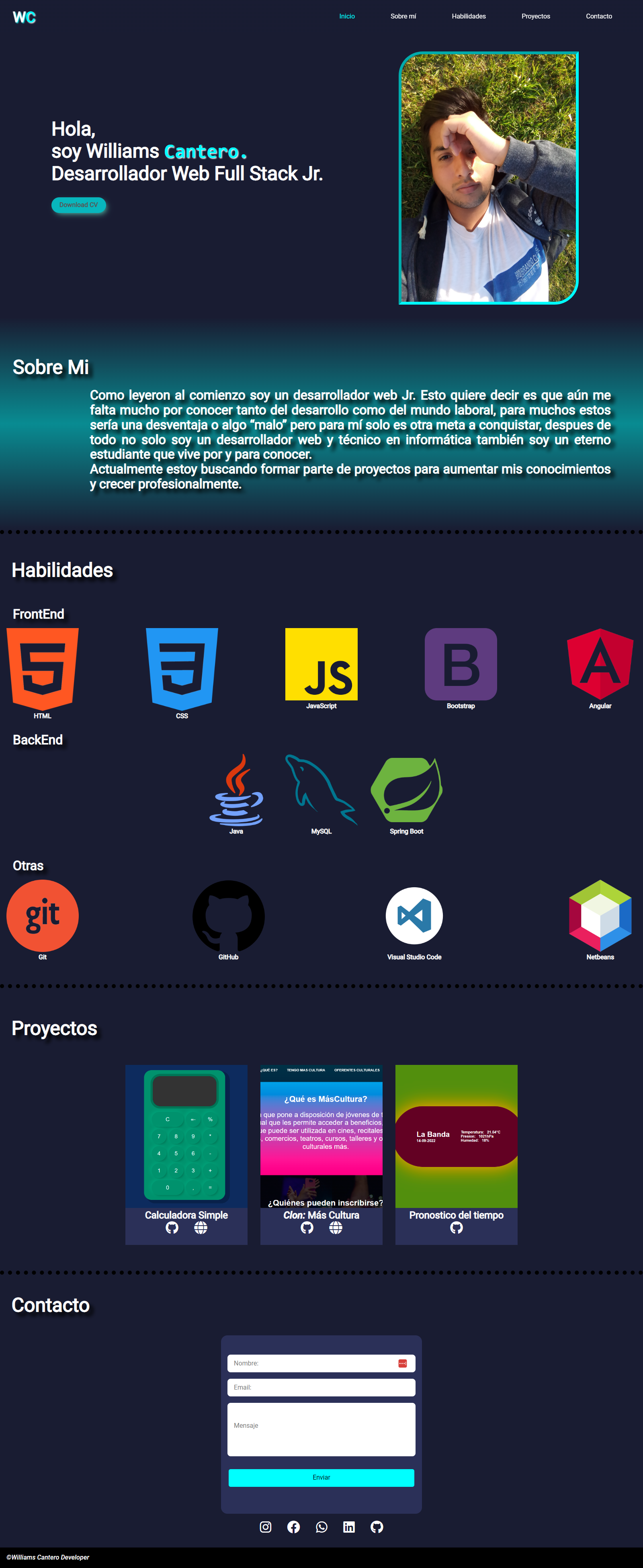 GitHub - williamsCTR/primerPortafolioPersonal: Mi primer portafolio ...