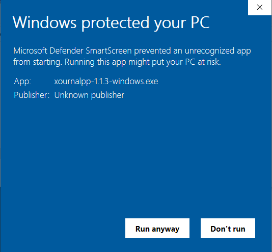 Windows 10 smartscreen is blocking the app as untrusted · Issue #4754 ...