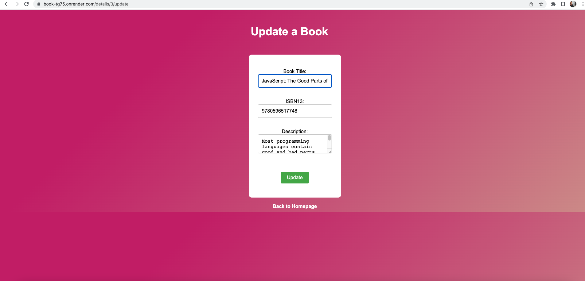 GitHub - fadumasaidcodes/Full-stack_project-Crud_book: A full stack application