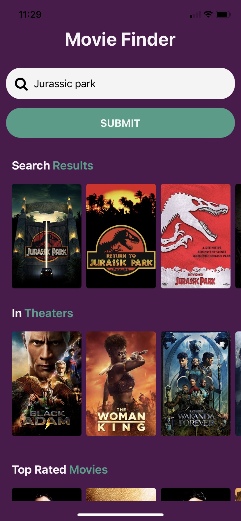 GitHub - nmsiegel1/MovieFinder: A React Native application created with Expo that allows the ...
