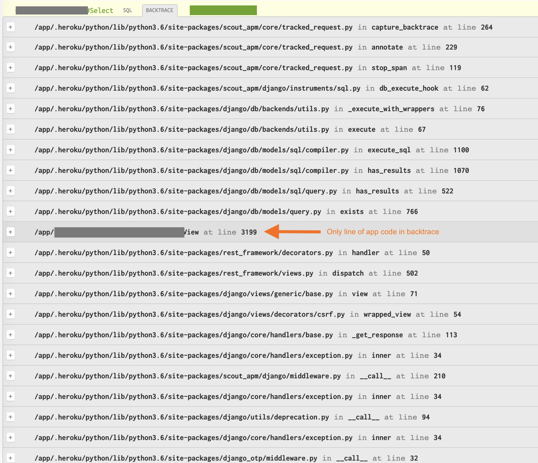 Clean Library Frameworks From Backtraces · Issue 514 · Scoutapp Scout Apm Python · Github