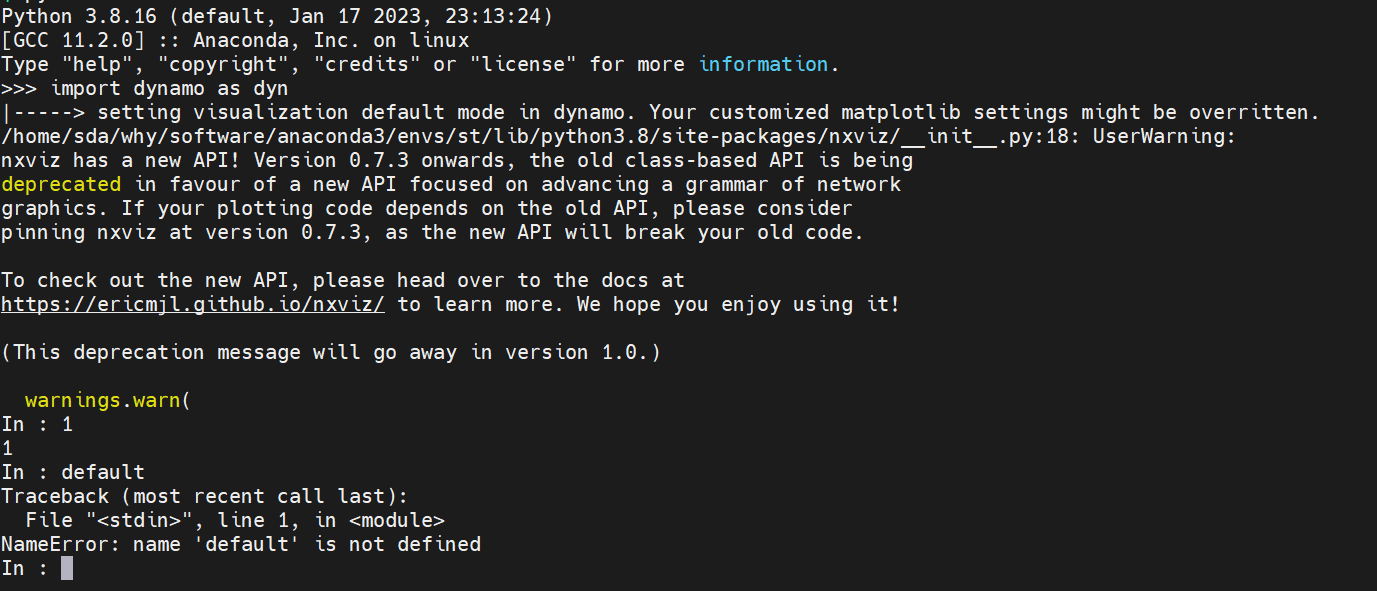 import dynamo warnings.warn( in: · Issue #452 · aristoteleo/dynamo-release · GitHub