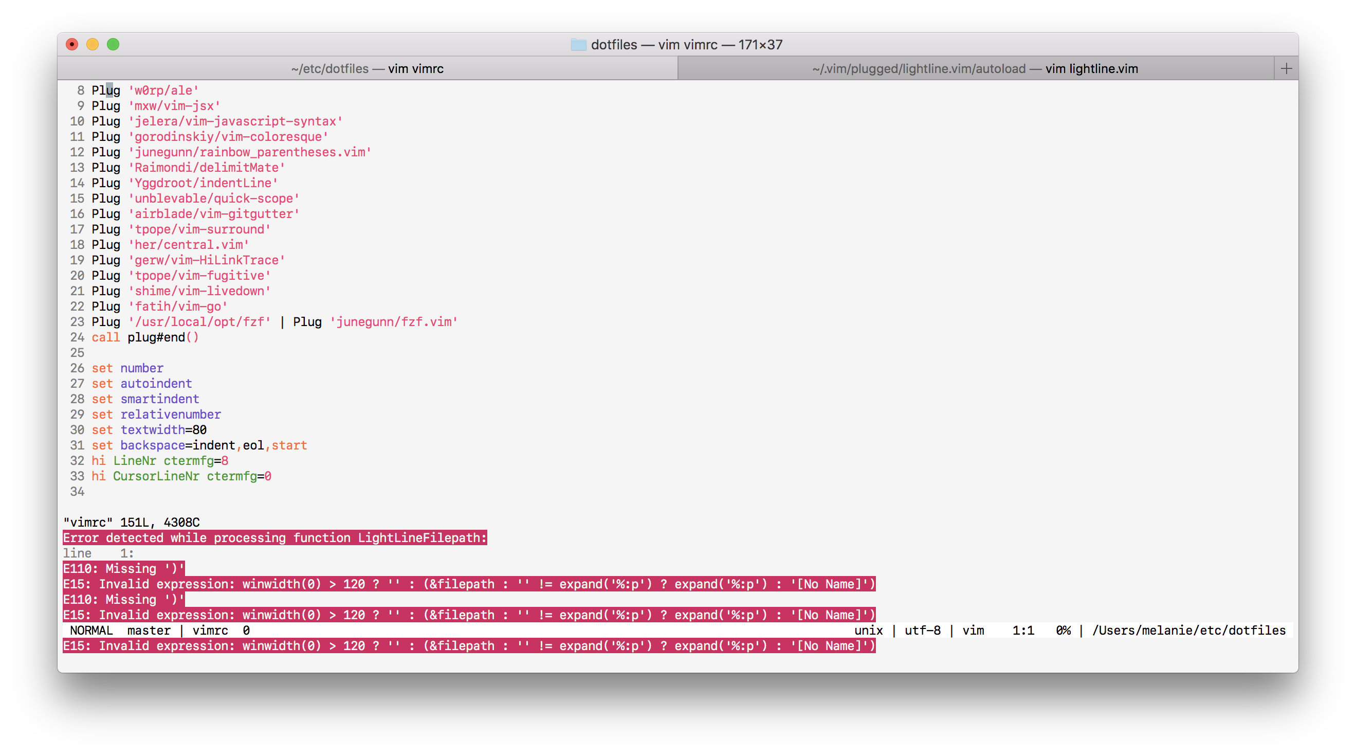Trim lightline components based on winwidth() · Issue #248 · itchyny/lightline.vim · GitHub