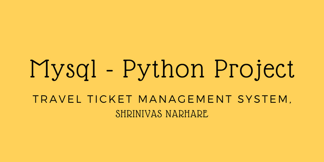 GitHub - shrinivas9606/Travel-ticket-booking-system-using-mysql-python-