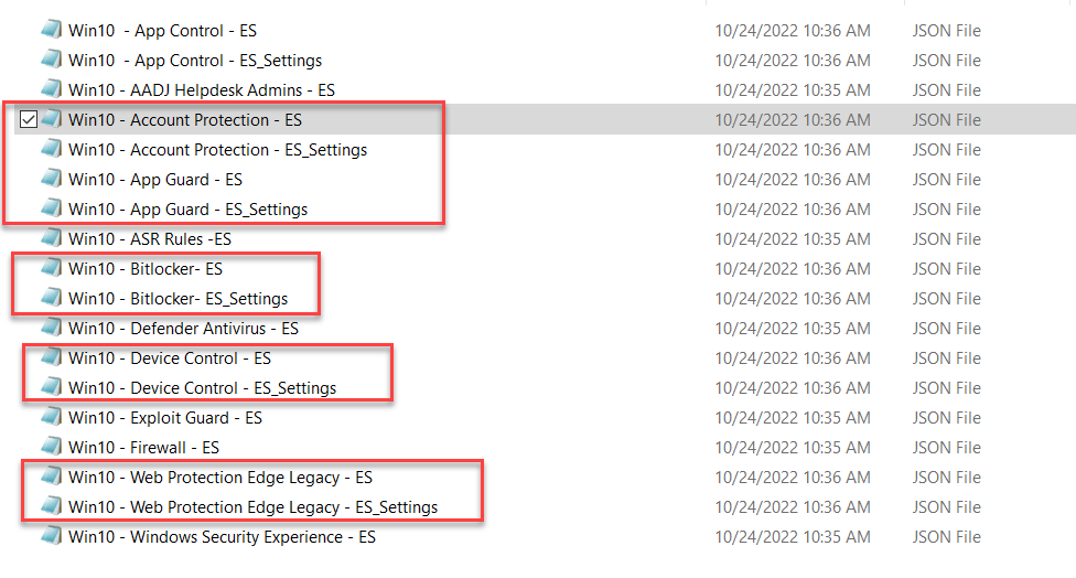 Issue on Exporting and Importing some Endpoint Security Policies · Issue #96 · Micke-K ...