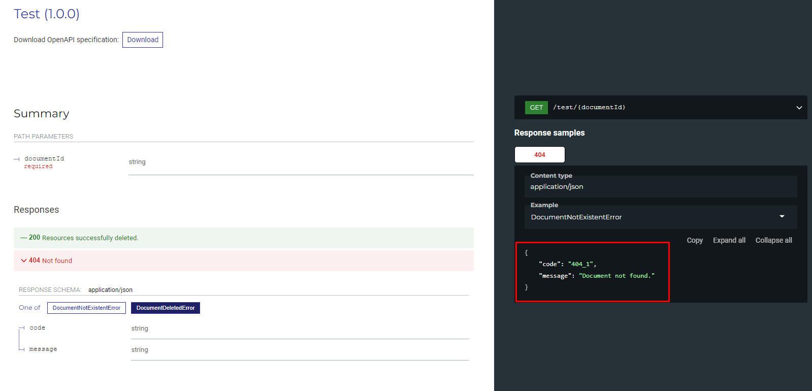 OpenAPI reference not working in combination with example · Issue #1967 ...