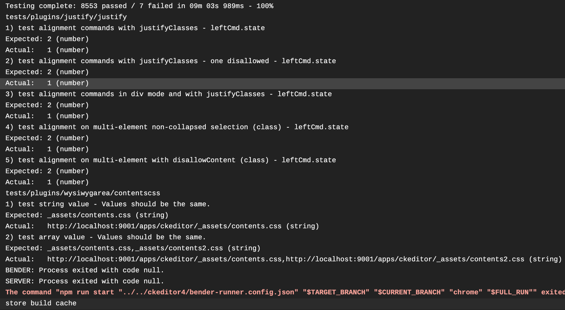 Failing CI on `major` branch · Issue #4903 · ckeditor/ckeditor4 · GitHub
