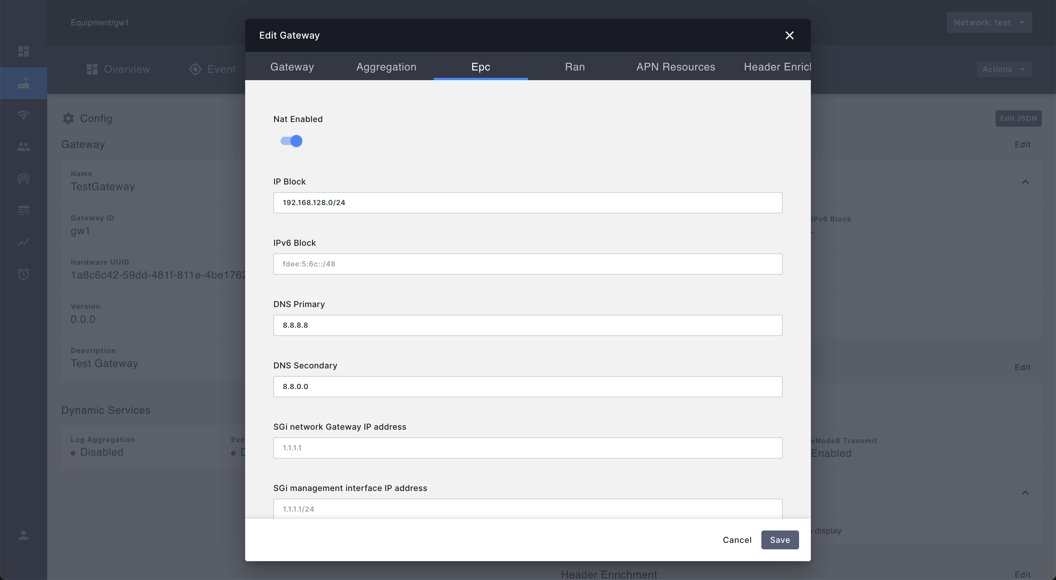 Add AMF configuration to gateway settings · Issue #13505 · magma/magma · GitHub
