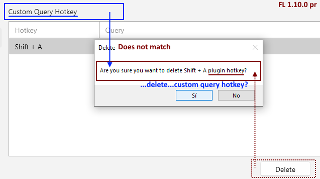 BUG: FL 1.10.0/Settings/Hotkey/Delete/Pop-up · Issue #1451 · Flow-Launcher/Flow.Launcher · GitHub