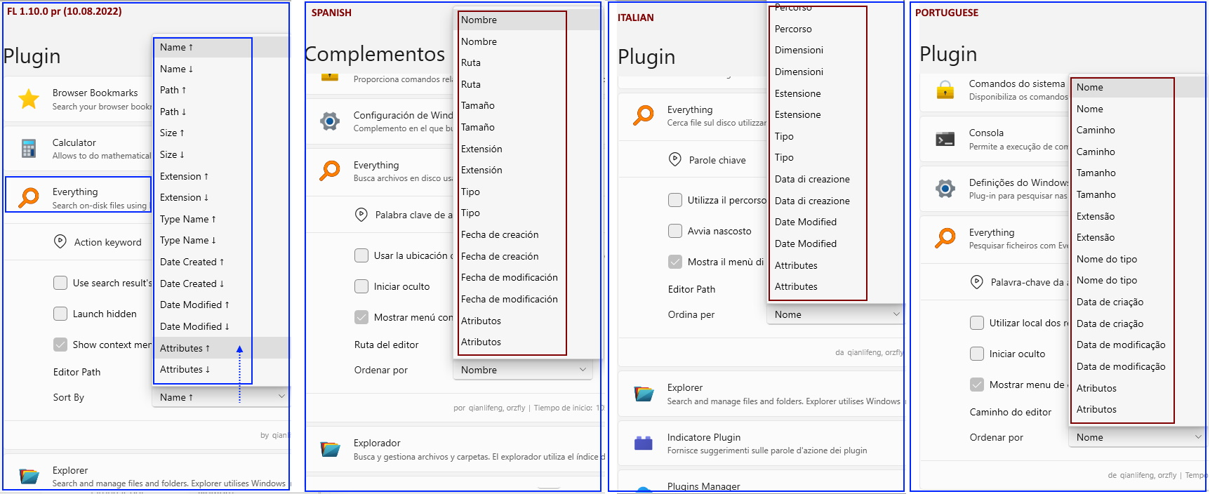 Bug Graphical Interface Fl 1100 10082022 Spanish Language And