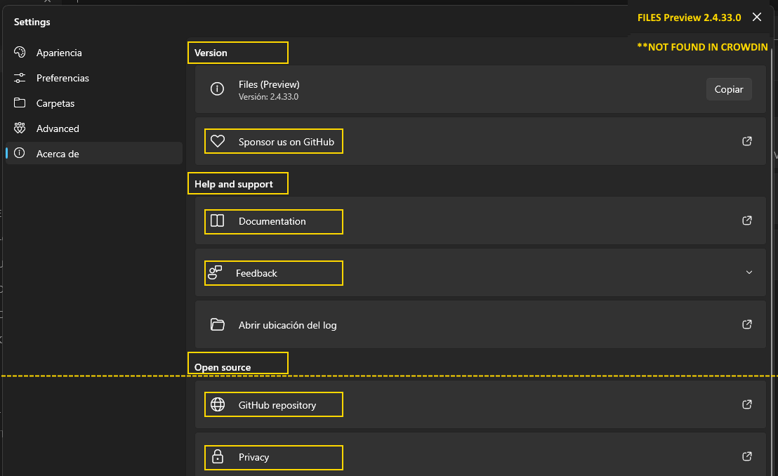 Bug Files Preview 24330 Spanish Translation · Issue 11247 · Files