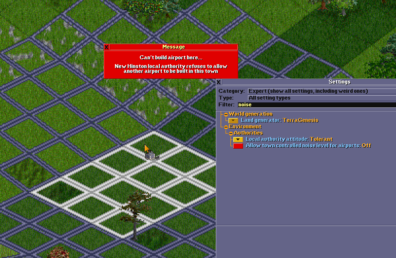 Bug Noise Control Setting Doesnt Describe Airport Number Limit Well · Issue 10478 · Openttd