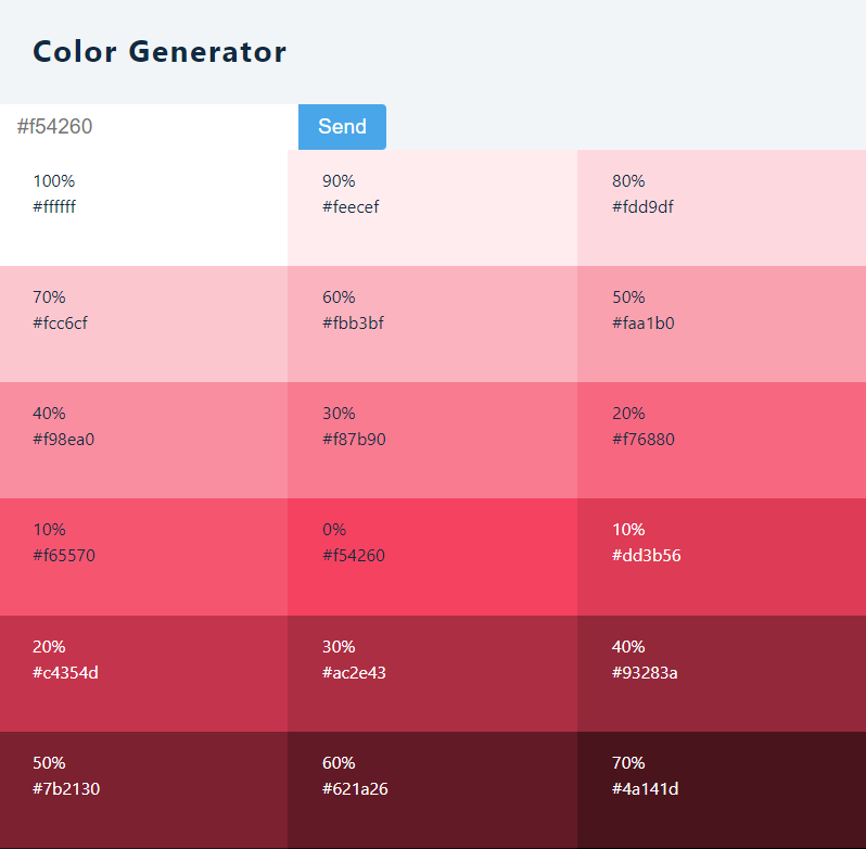 GitHub - jotape-SL/Color-generator: Pick a color and get besides the ...