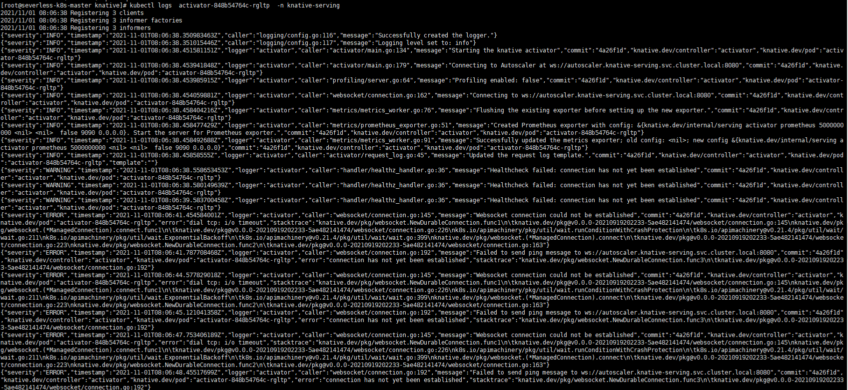 kubectl get KnativeServing knative-serving -n knative-serving is not ok. · Issue #850 · knative ...