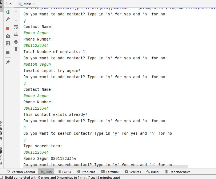 GitHub - neltino/Phonebook: A console-based java app that stores ...