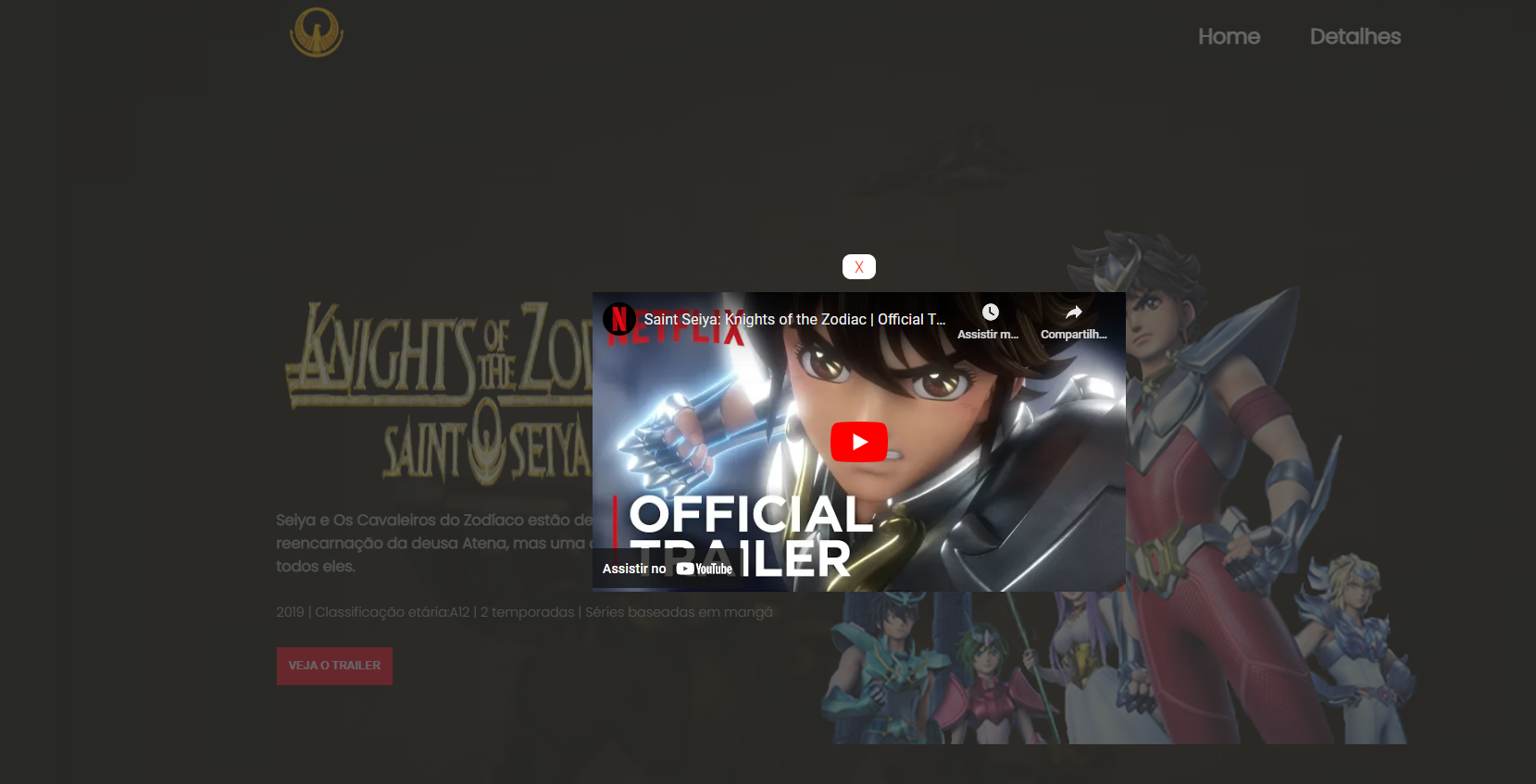 GitHub - BiancaMoretto/Projeto-Saint-Seiya