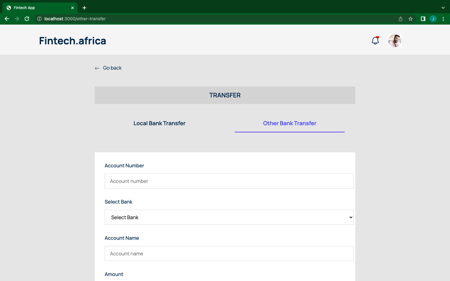 GitHub - Josephnma/Fintech-Africa-Frontend: Client Directory for ...
