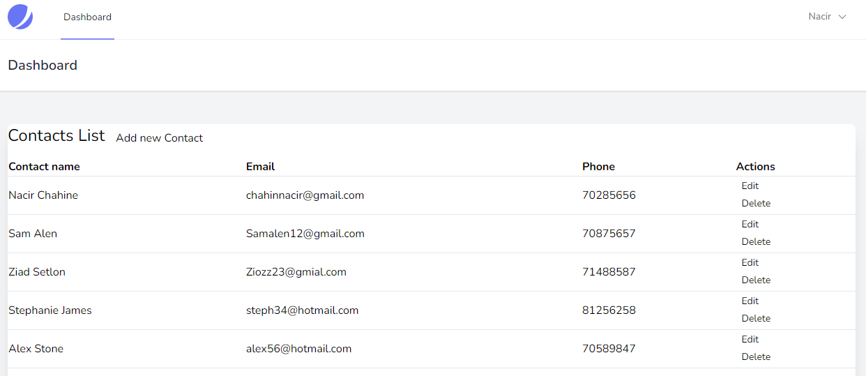 GitHub - NacirChahine/contacts-book: A straightforward contact management app built with Laravel ...