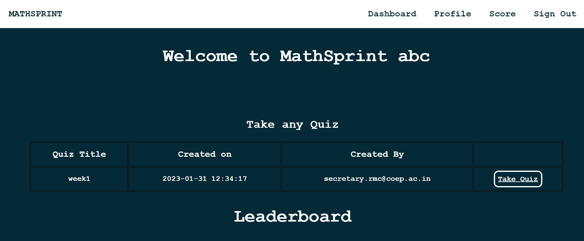 GitHub - c4naik/MathSprint