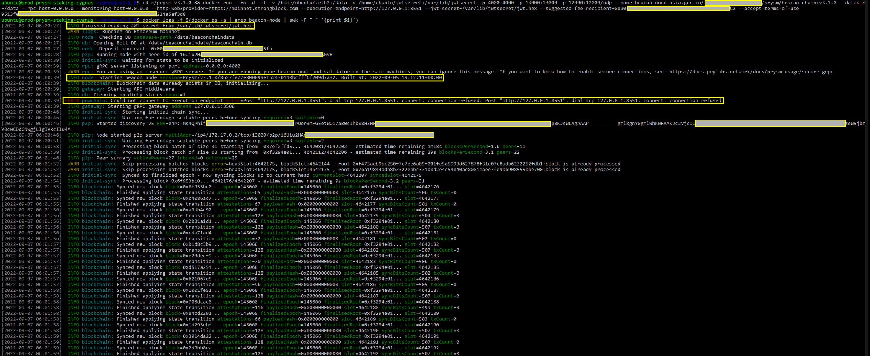 Error Powchain Could Not Connect To Execution Client Endpoint Error