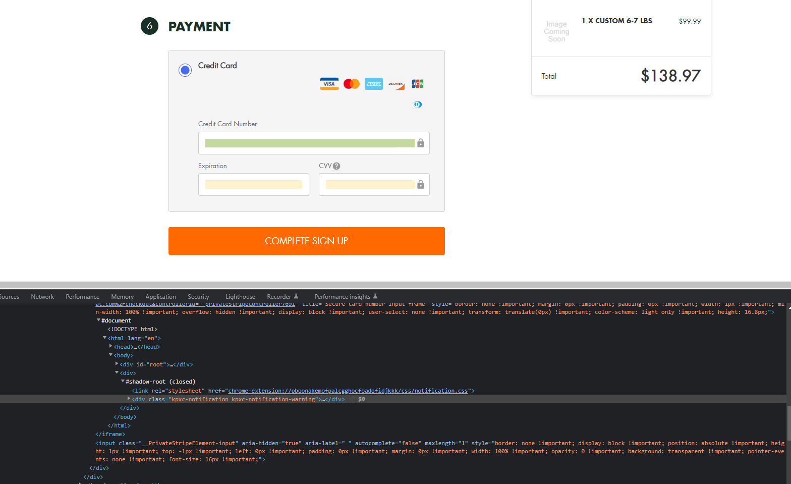 [Error ui.js:255] KeePassXC-Browser - NotSupportedError: Failed to execute 'attachShadow' on ...
