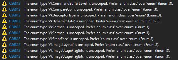 Framework v2.0 warning as error level · Issue #478 · KhronosGroup/Vulkan-Samples · GitHub