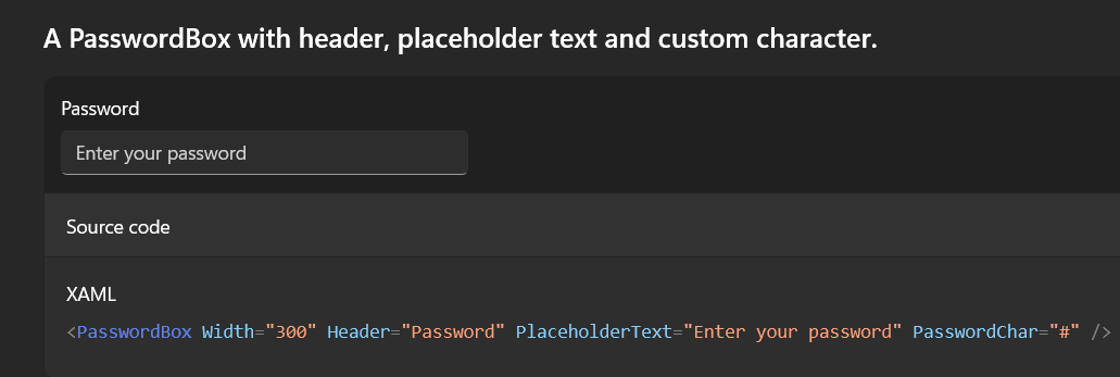 [Material] PasswordBox Header not showing · Issue #12517 · unoplatform/uno · GitHub