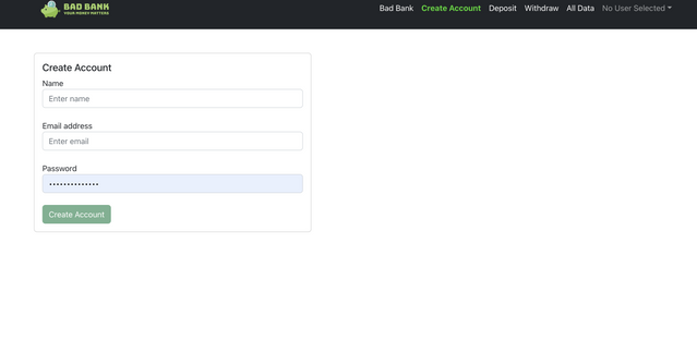 GitHub - noakis/Bad-Bank-App