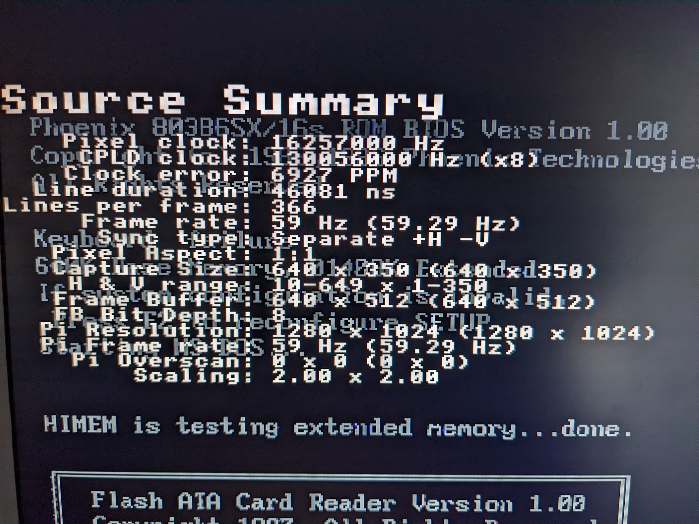 IBM PC: EGA shimmer effect · Issue #300 · hoglet67/RGBtoHDMI · GitHub