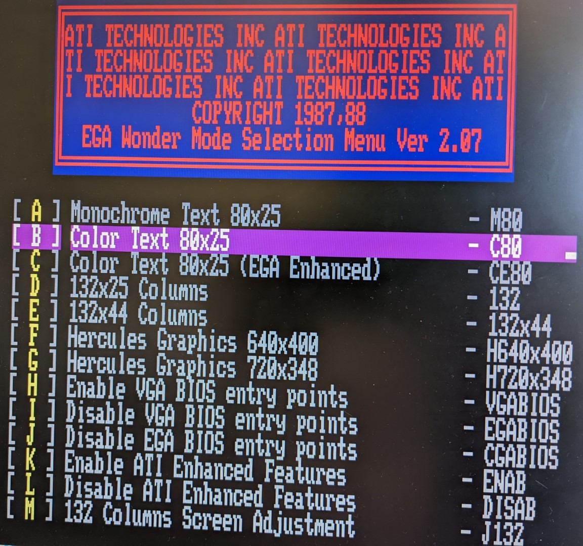 EGA Enhanced Mode · Issue #301 · hoglet67/RGBtoHDMI · GitHub