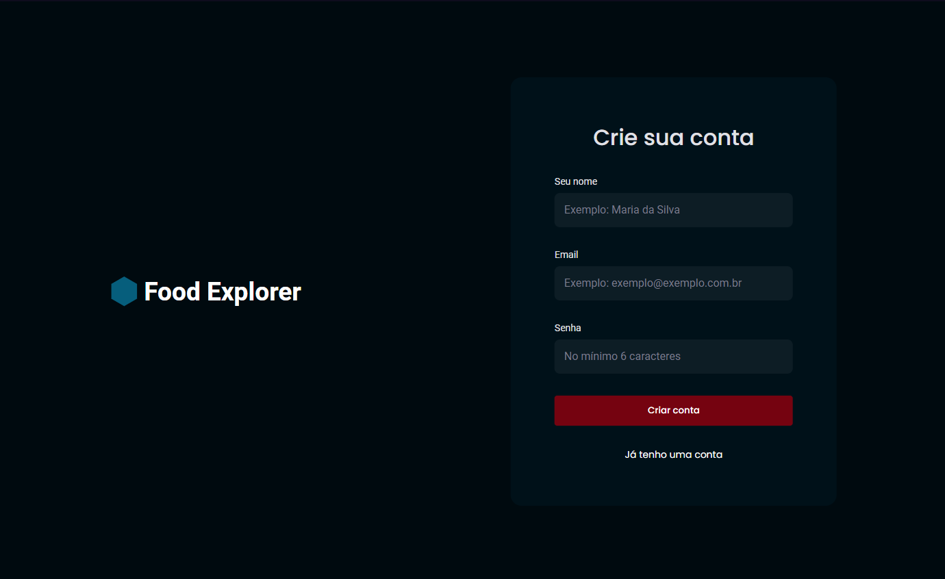 GitHub - lucassaymon1/foodexplorer: A fontend application that shows a catalog of meals for sale ...