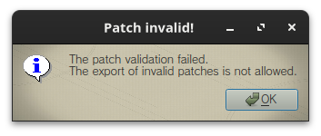 GUI: Patch creator does not escape control characters · Issue #14168 ...