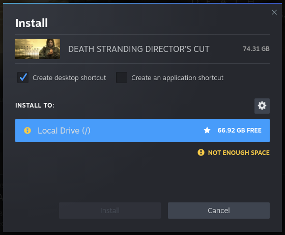 Feature Request Show Available Size Required Size When Installing A Package · Issue 14440 