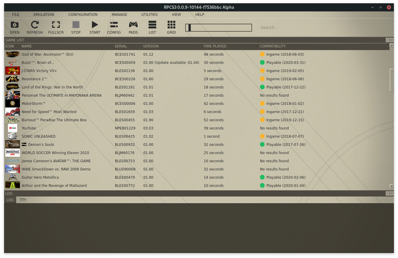 gui: Sorting broken on Time Played · Issue #7985 · RPCS3/rpcs3 · GitHub