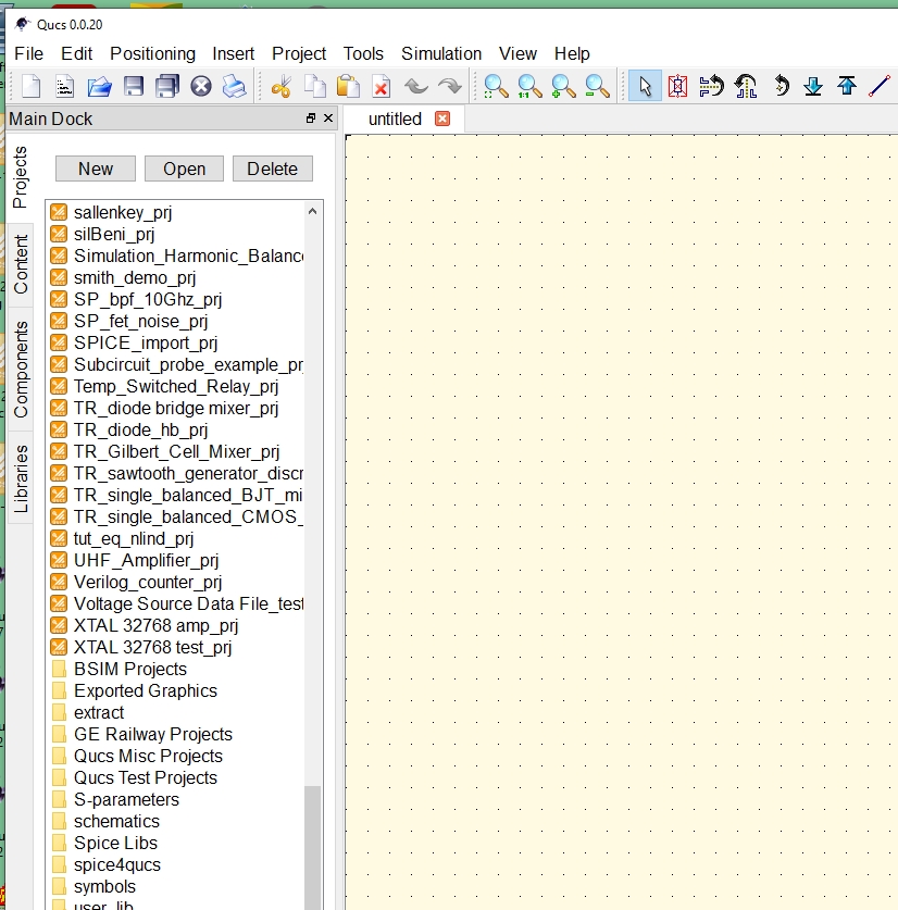Navigation from Main Dock · Issue #95 · ra3xdh/qucs_s · GitHub