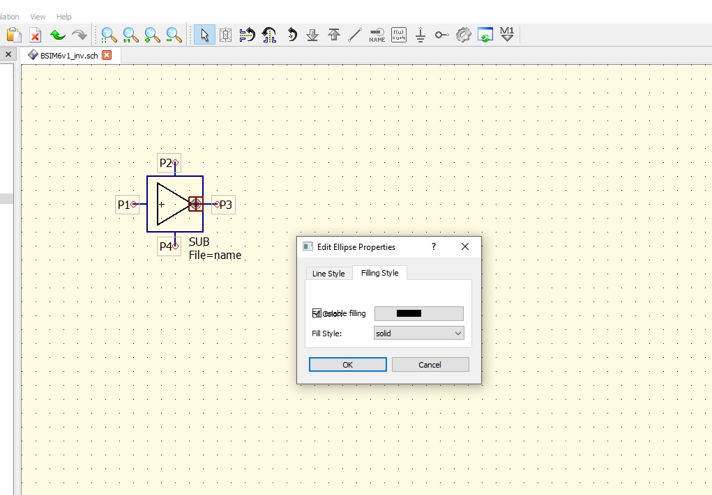 Ellipse Filling Style: garble text · Issue #151 · ra3xdh/qucs_s · GitHub