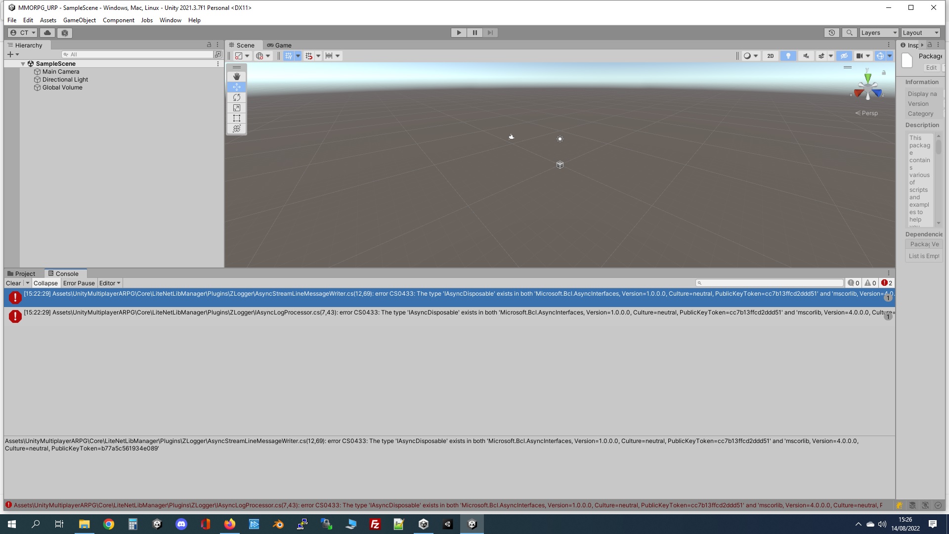 Import with Unity 2021.3.7f1 erros · Issue #1681 · suriyun-production/mmorpg-kit-docs · GitHub