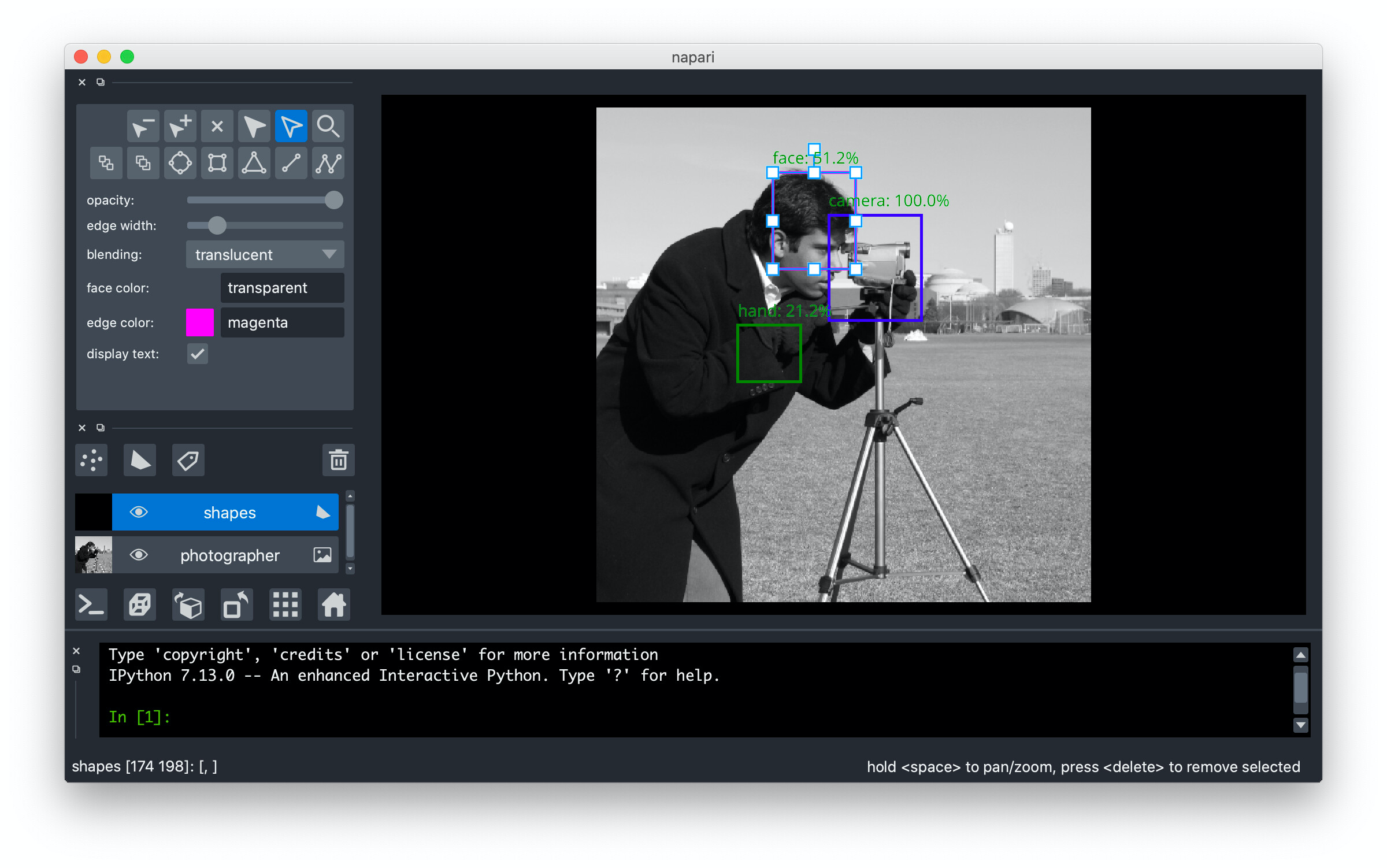 Edit text on shapes layer · Issue #2427 · napari/napari · GitHub