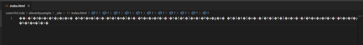 Unexpected output from getting started tutorial when using Powershell · Issue #702 · 11ty ...
