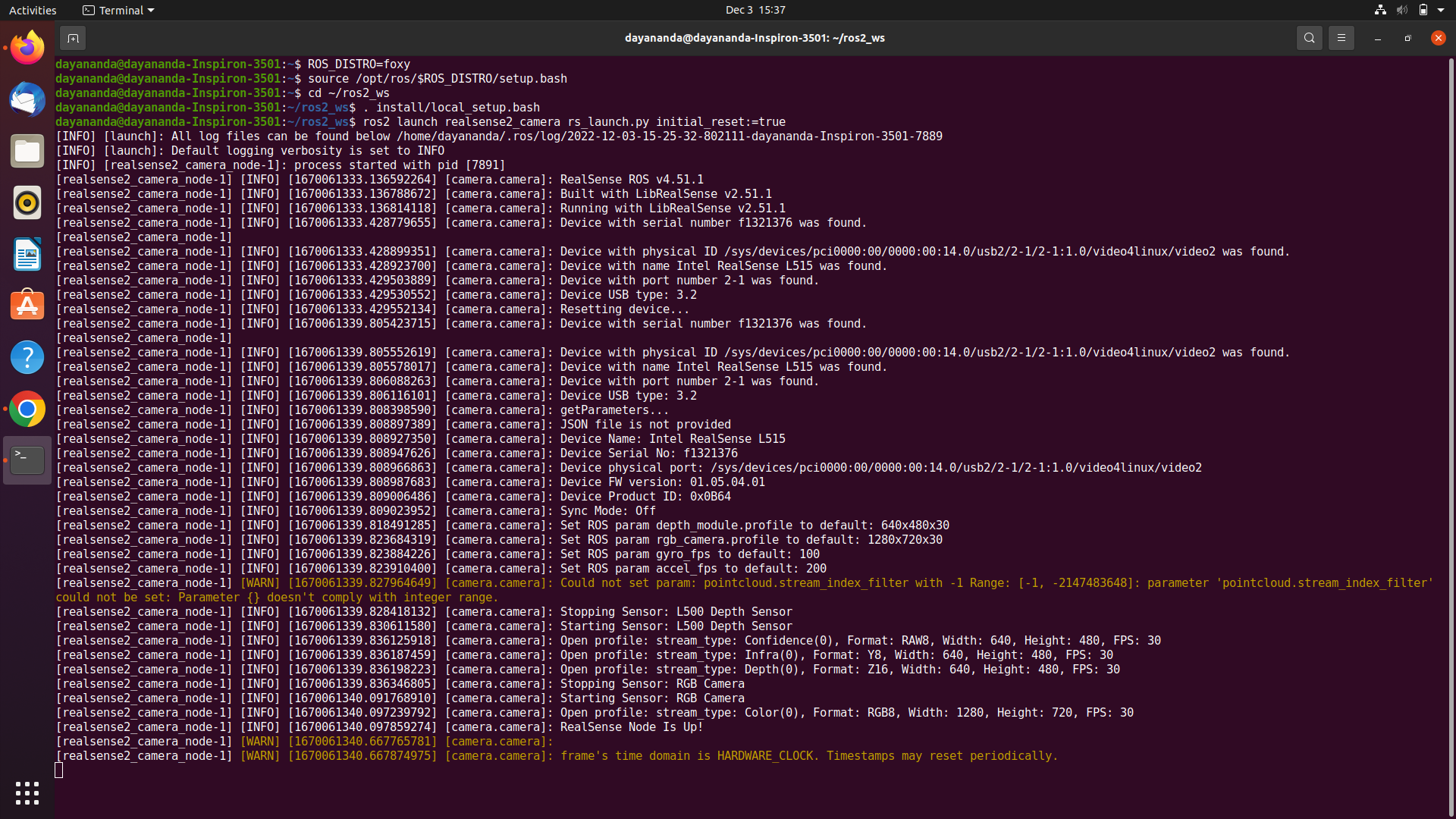 can't able to open L515 camera · Issue #2567 · IntelRealSense/realsense-ros · GitHub