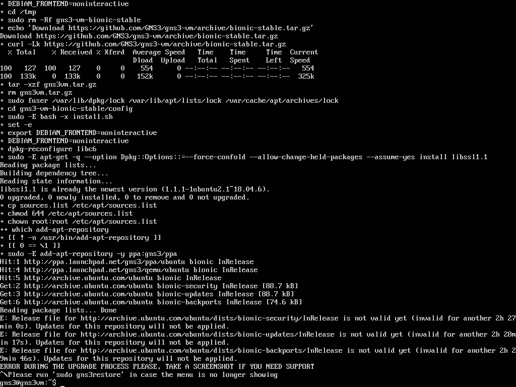 GNS3 VM timedatectl works in Vmware VM but not virtualbox VM · Issue ...